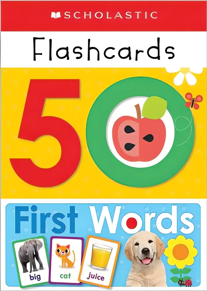 50 First Words Flashcards: Scholastic Early Learners by Scholastic ...